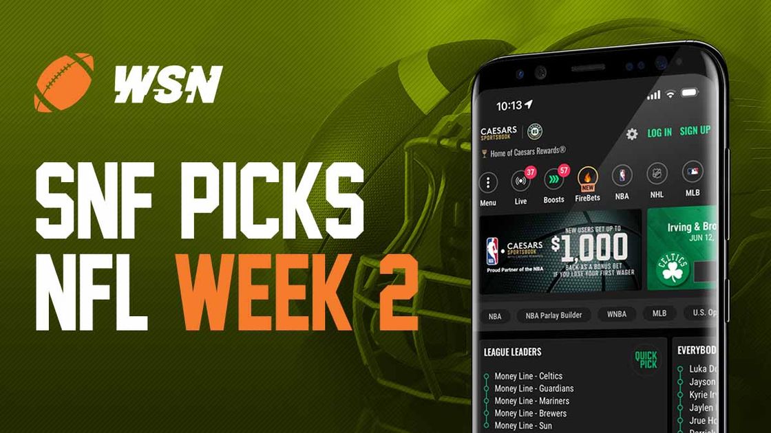 Sunday Night Football Picks: Best SNF Week 2 Picks