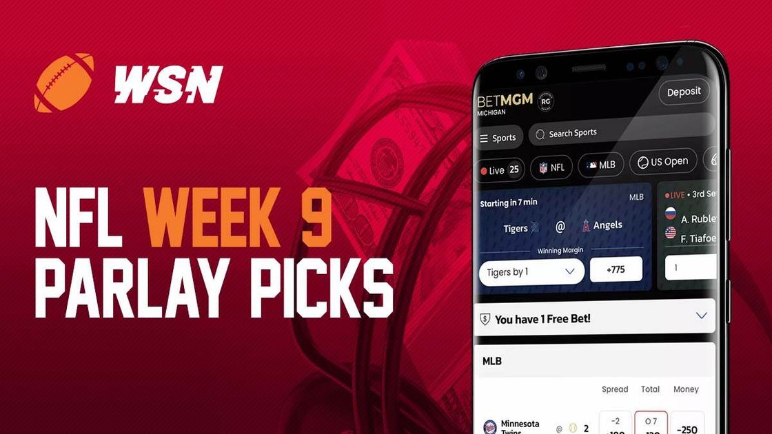 NFL Parlay Week 9: Best Parlay Picks for NFL Week 9 Games